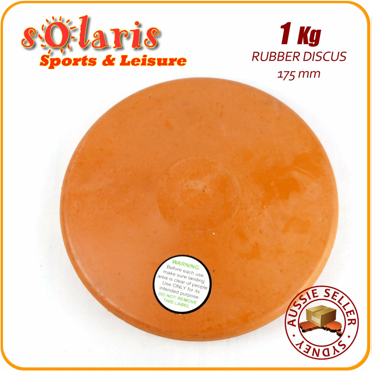 1Kg NELCO Rubber Compound Discus – Solaris Sports & Leisure