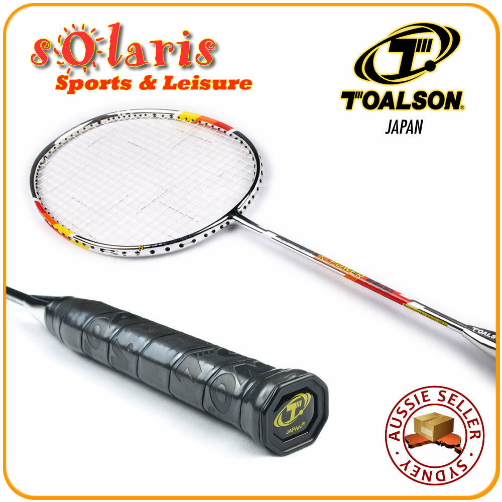 TOALSON CHROME N POWER 9500 Full High Modulus Graphite Badminton Racke ...