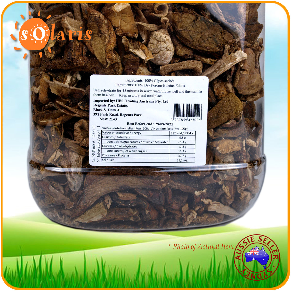 Authentic French PLANTIN Dried Porcini Mushroom 500g Dried Cepes Bolet ...