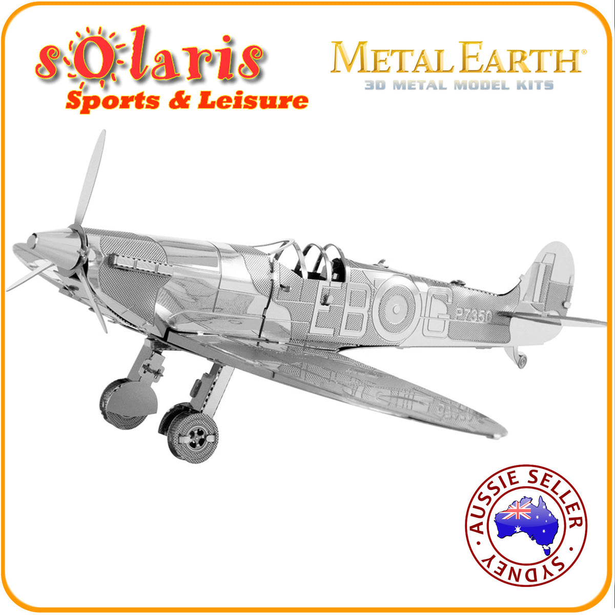 Fascinations Metal Earth 3D Aviation Model SUPERMARINE SPITFIRE ...