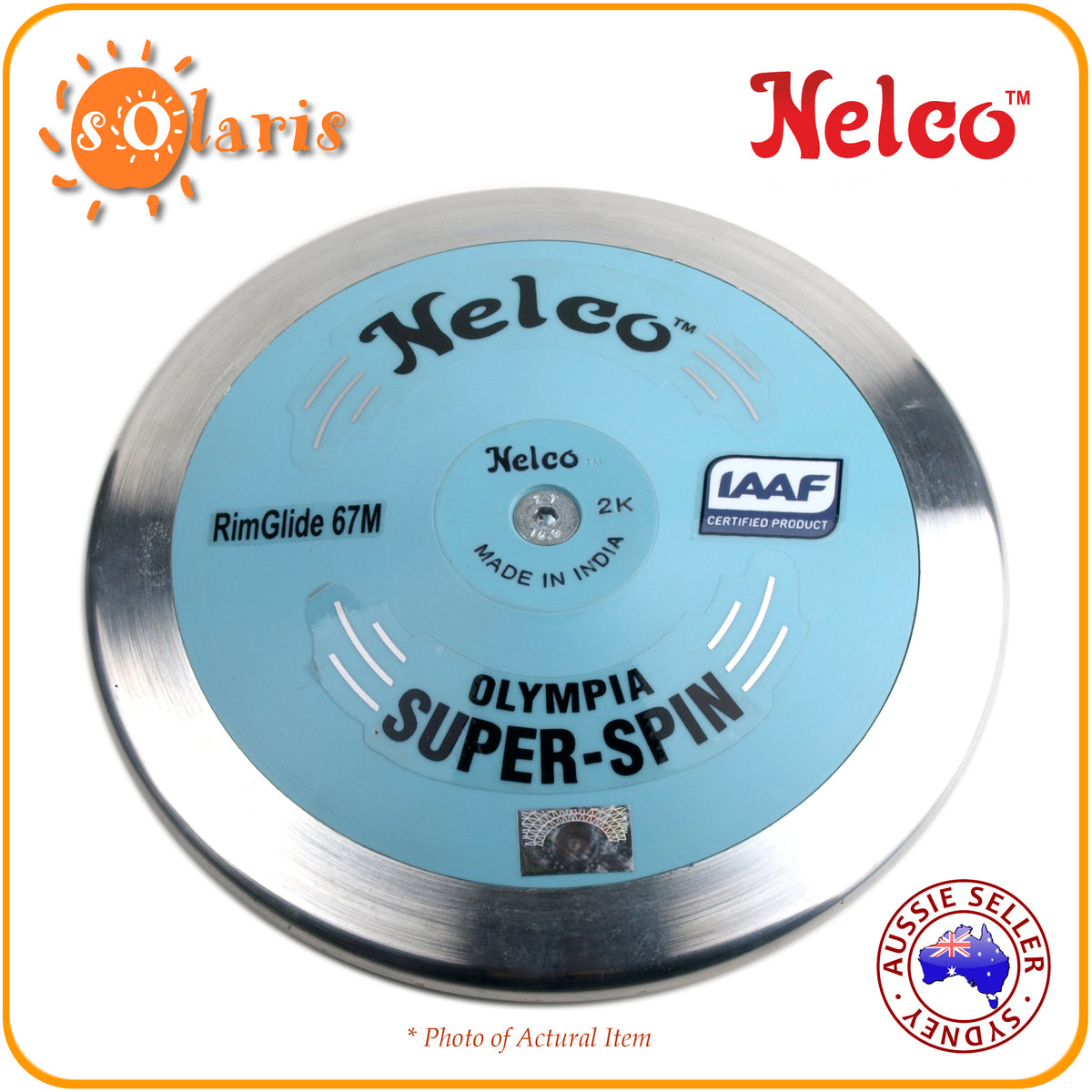 NELCO SUPER SPIN OLYMPIA High Performance Discus - RimGlide 67M ...