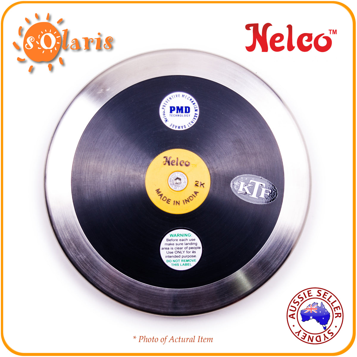 NELCO SUPER SPIN BLACK High Performance Discus - RimGlide 70M – Solaris ...